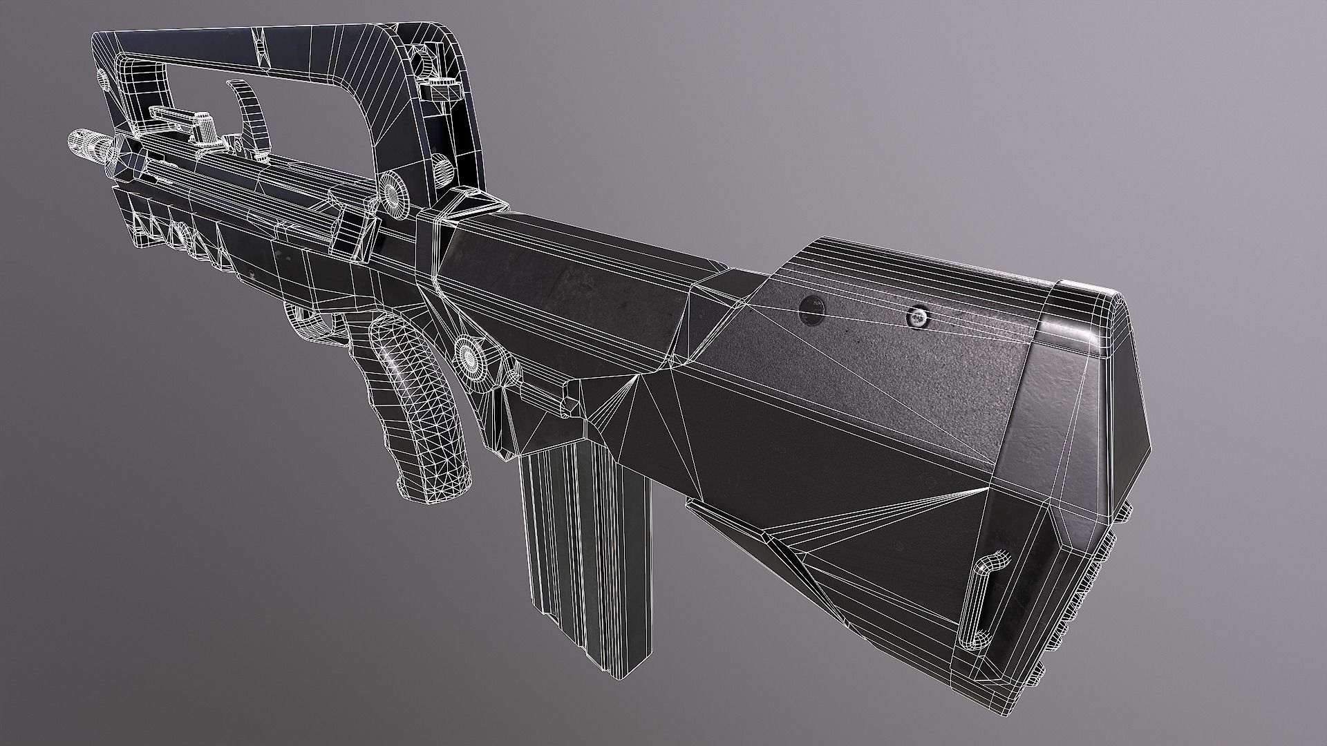 3D model FAMAS F1 Rifle VR / AR / low-poly | CGTrader