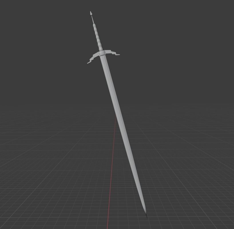 3D model Magic Sword With Runes VR / AR / low-poly | CGTrader