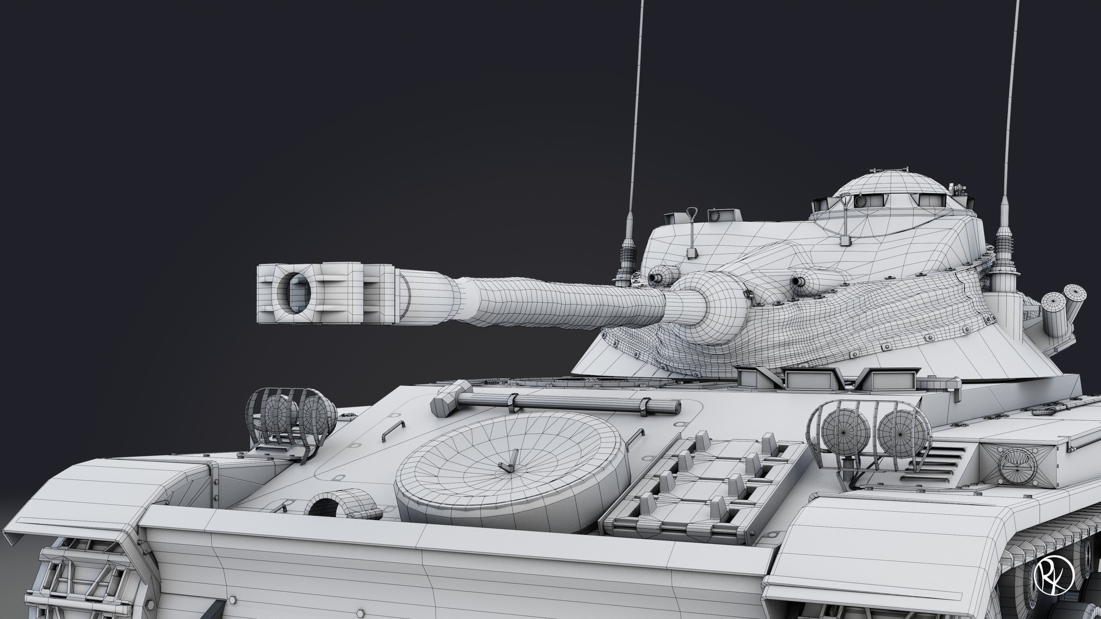 AMX-13 FL11 PBR Model 3D model | CGTrader