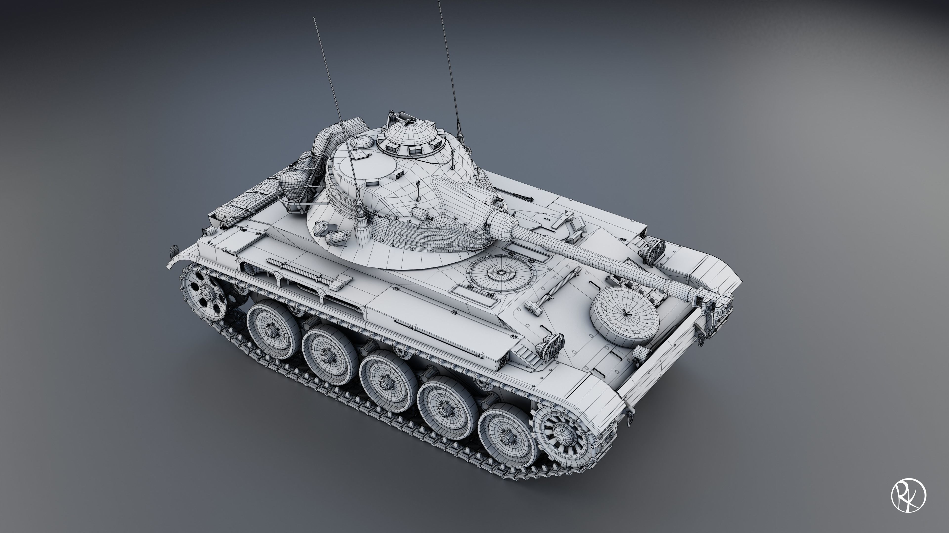 AMX-13 FL11 PBR Model 3D model | CGTrader
