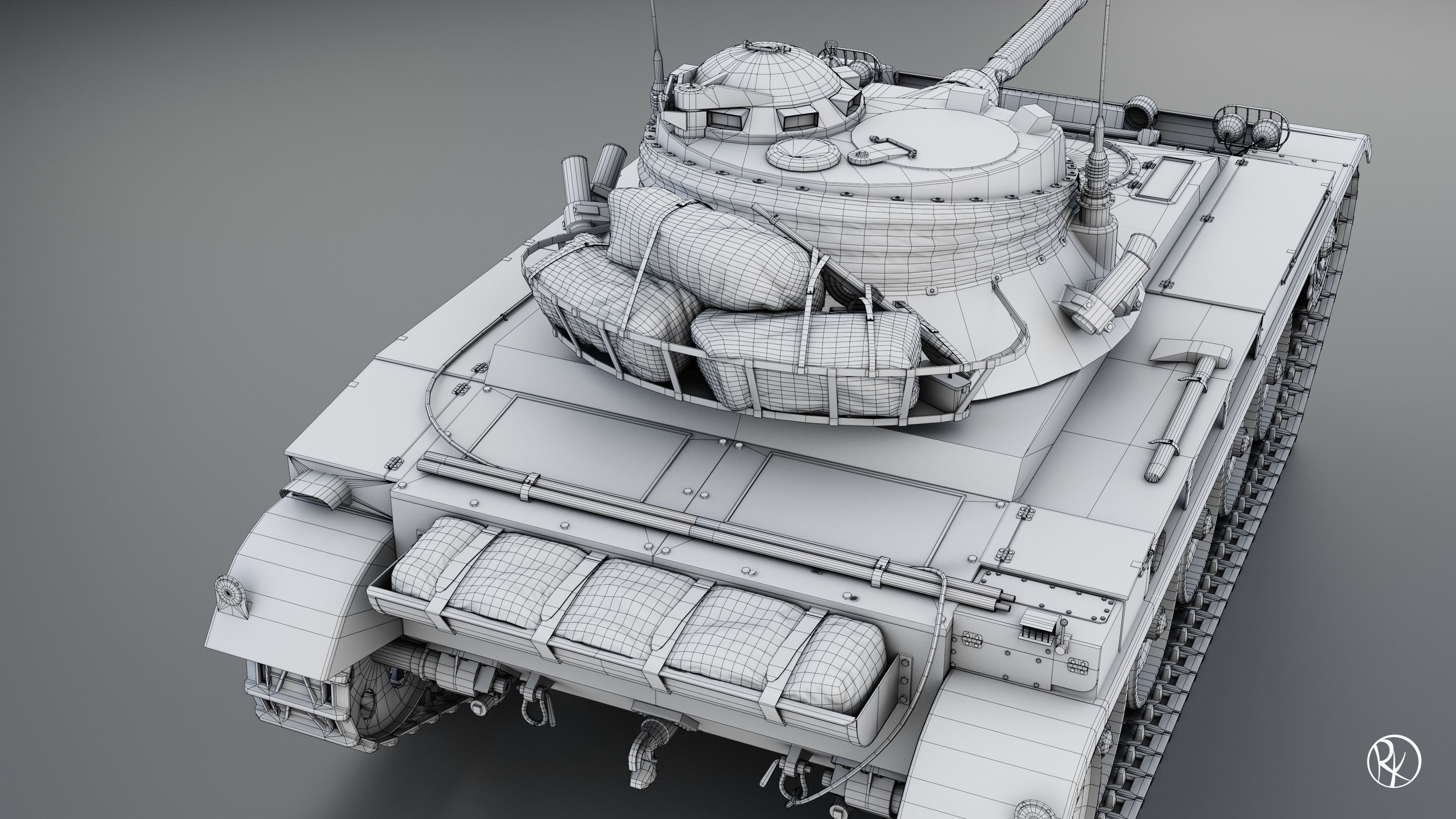 AMX-13 FL11 PBR Model 3D model | CGTrader