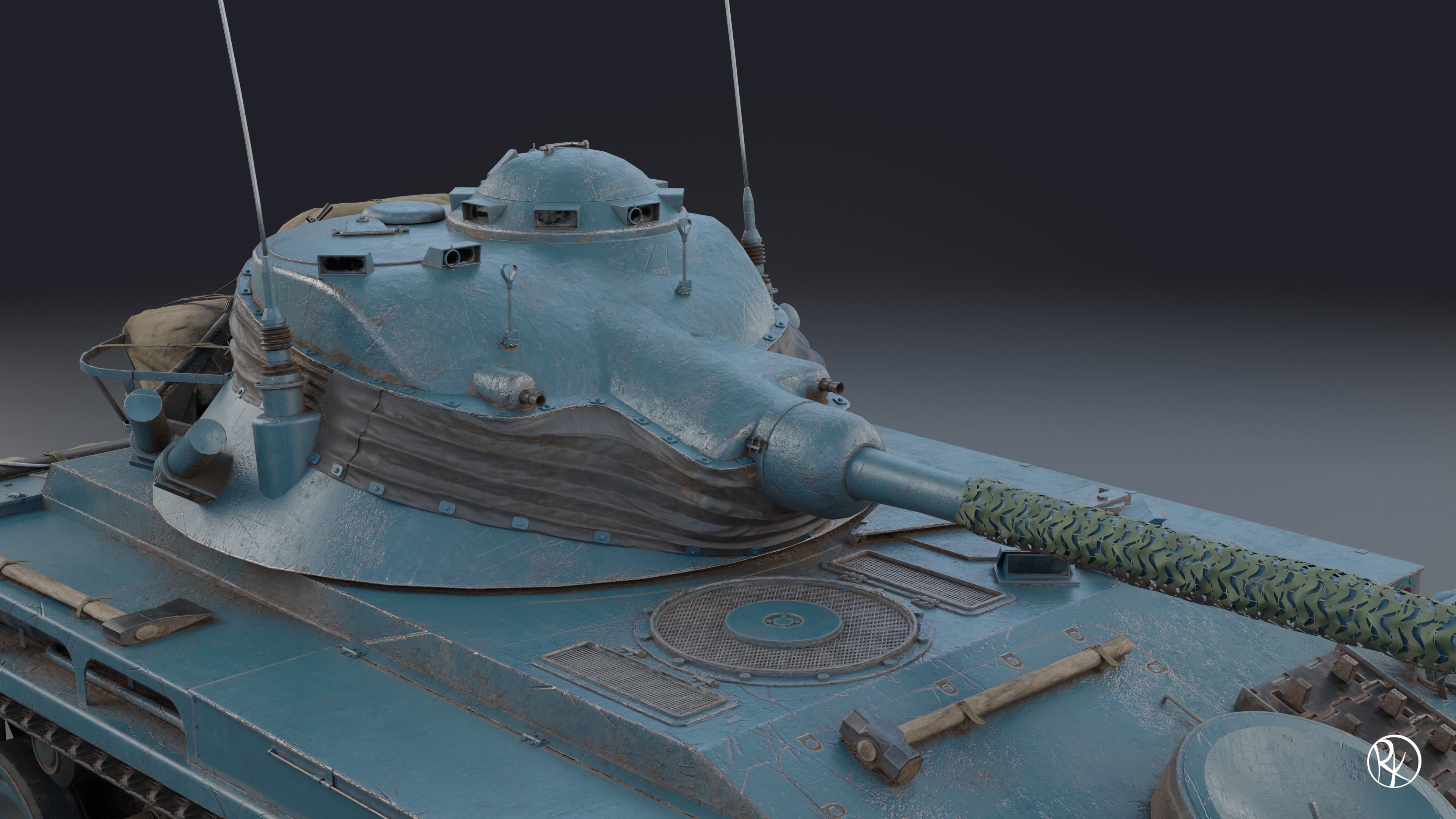AMX-13 FL11 PBR Model 3D model | CGTrader