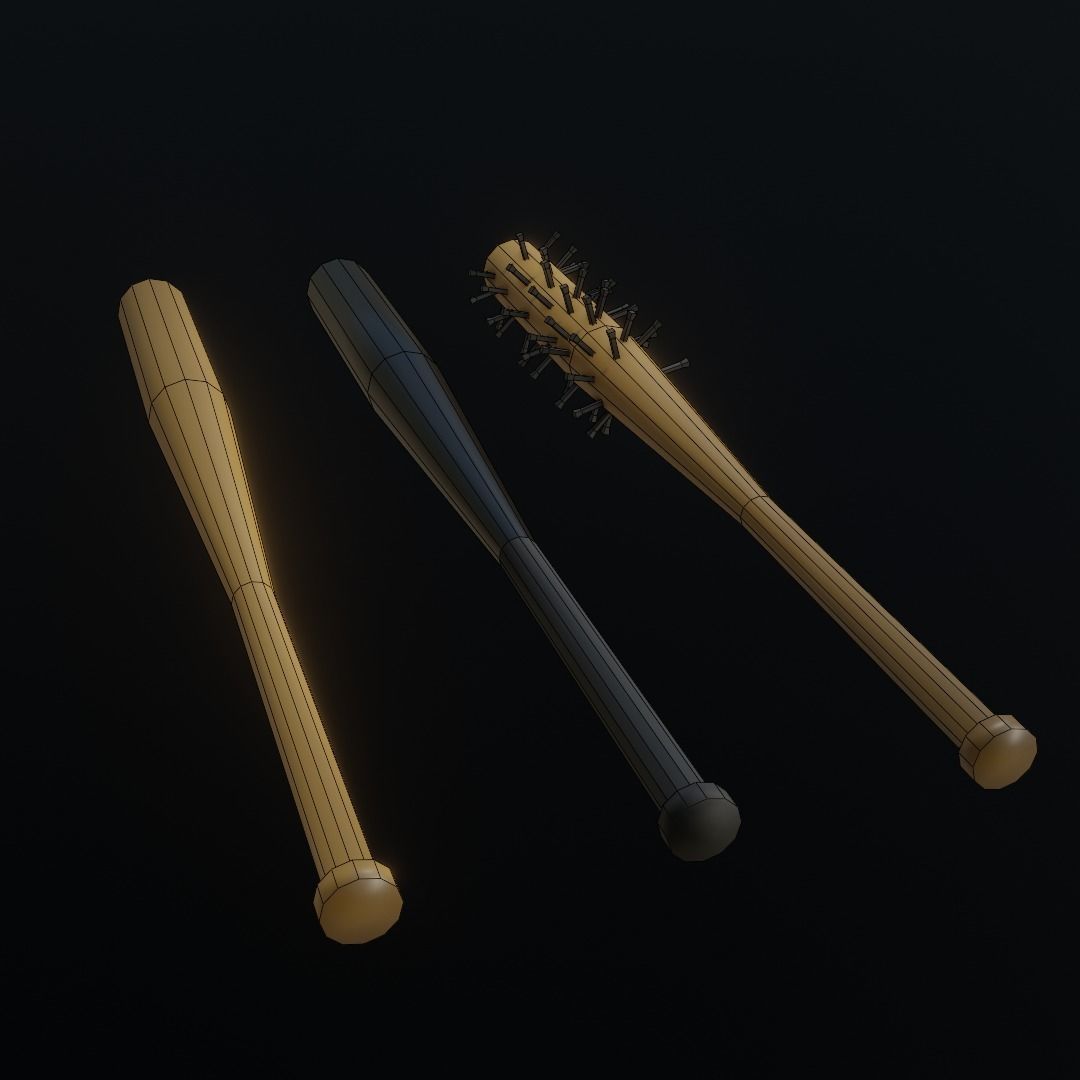 Baseball Bat free VR / AR / low-poly 3D model | CGTrader