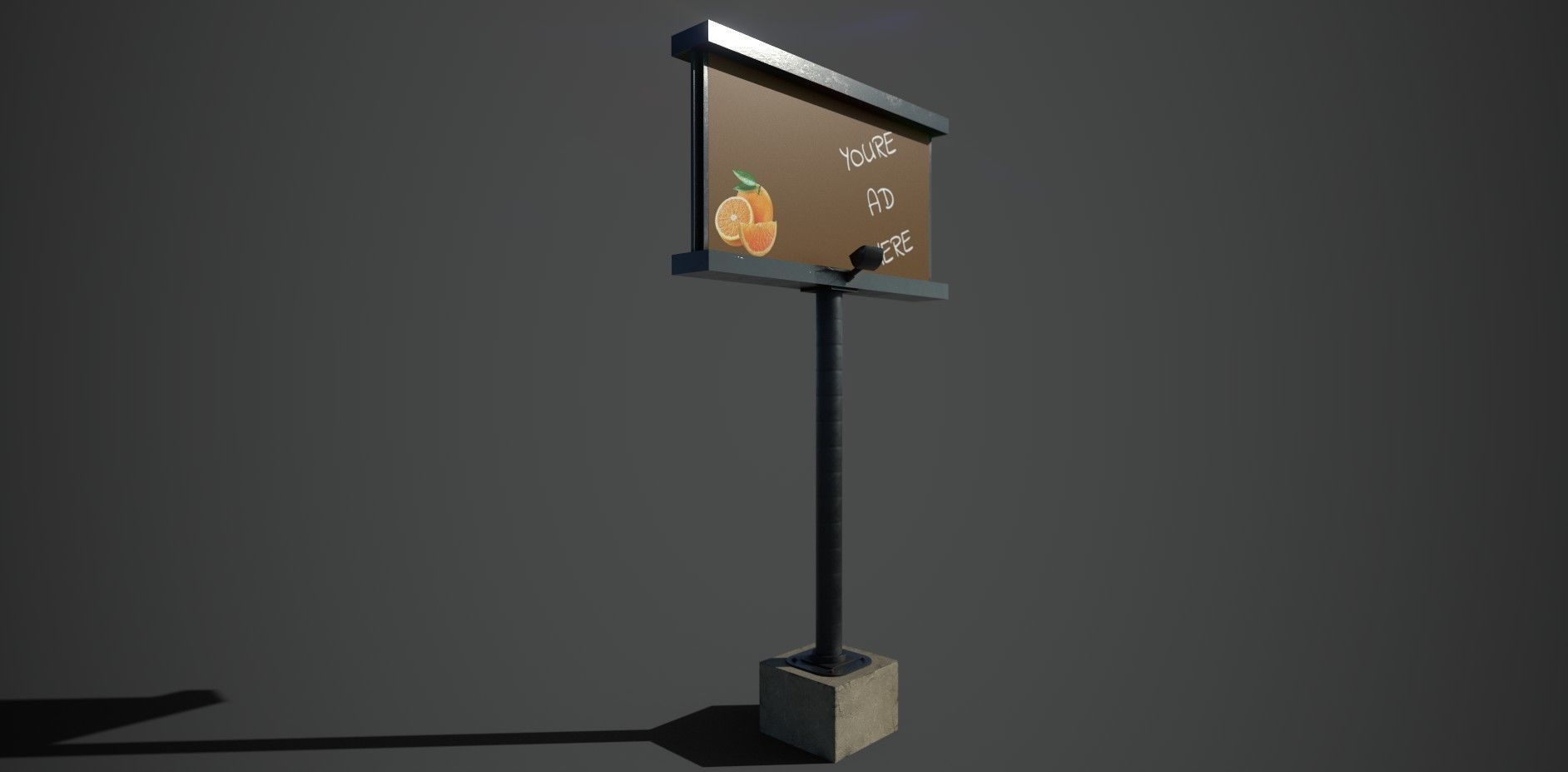 3D model Billboard 3d model PBR VR / AR / low-poly | CGTrader