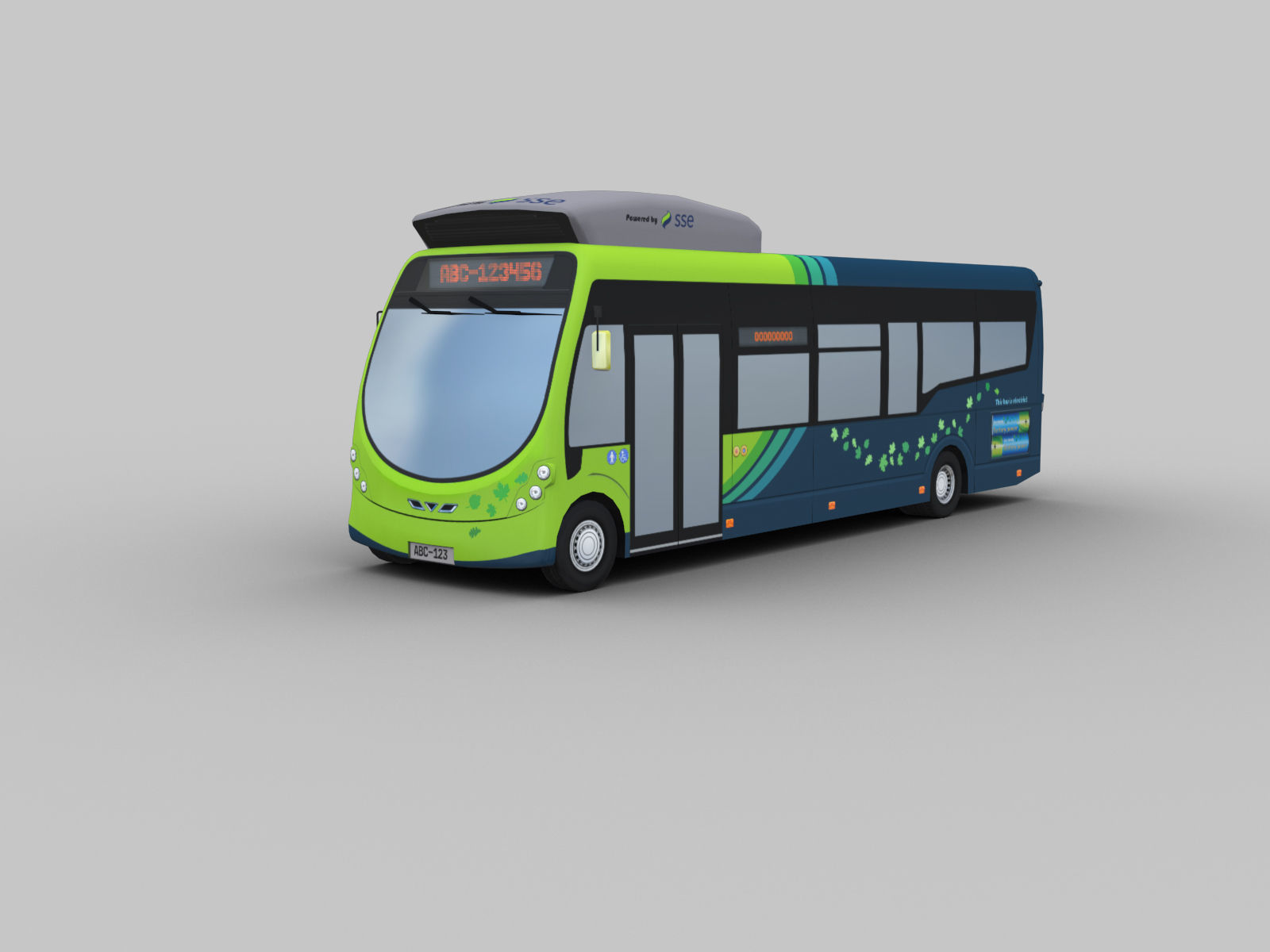 3D model Arriva Electric Bus VR / AR / low-poly | CGTrader