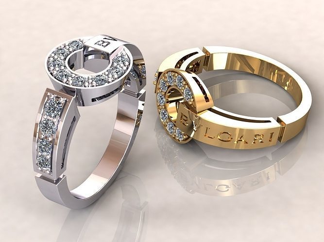 BVL Ring Pave 3D model 3D printable | CGTrader