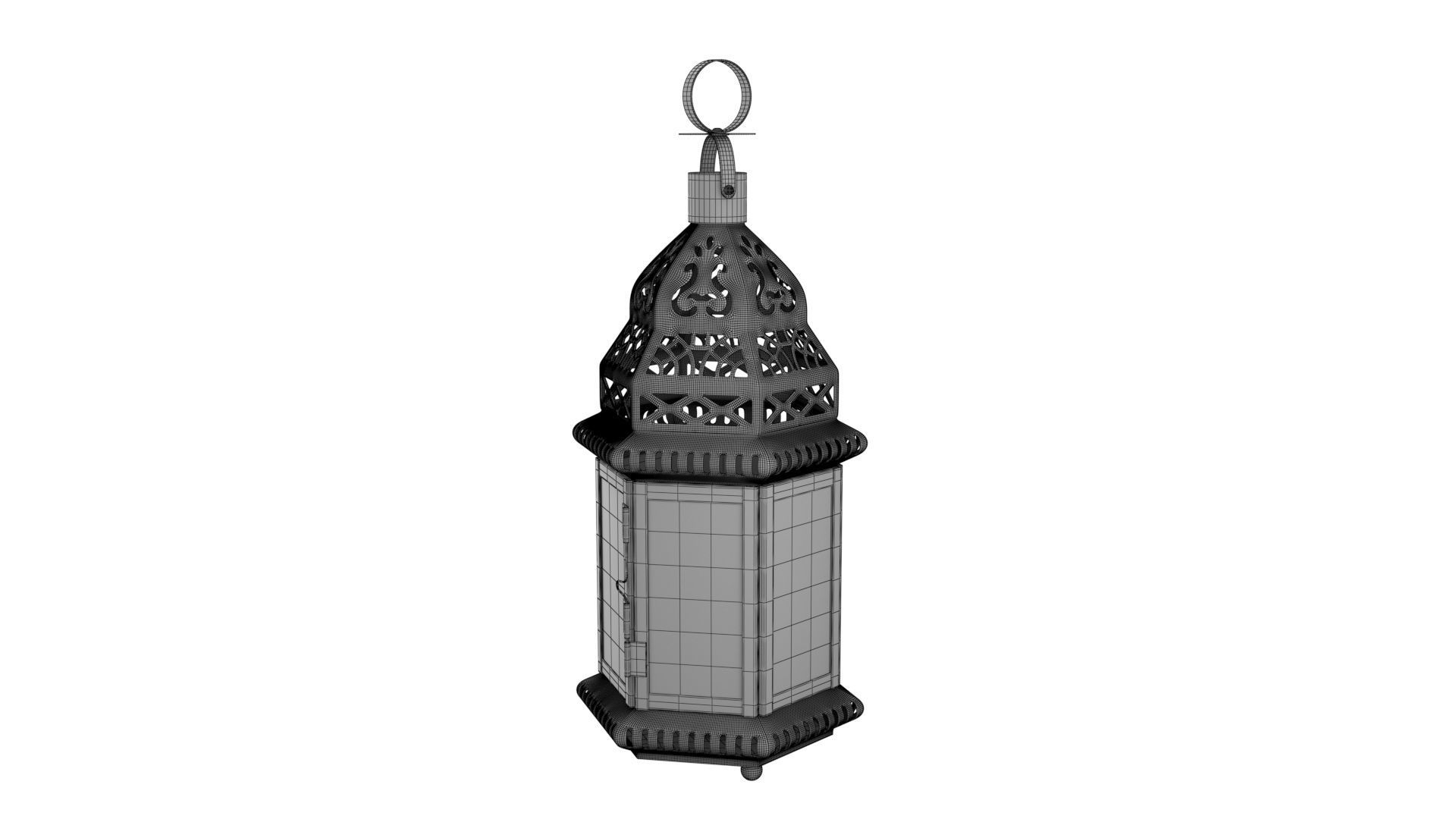 Moroccan lantern 01 3D model | CGTrader