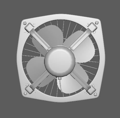exhaust fan model free 3D model | CGTrader