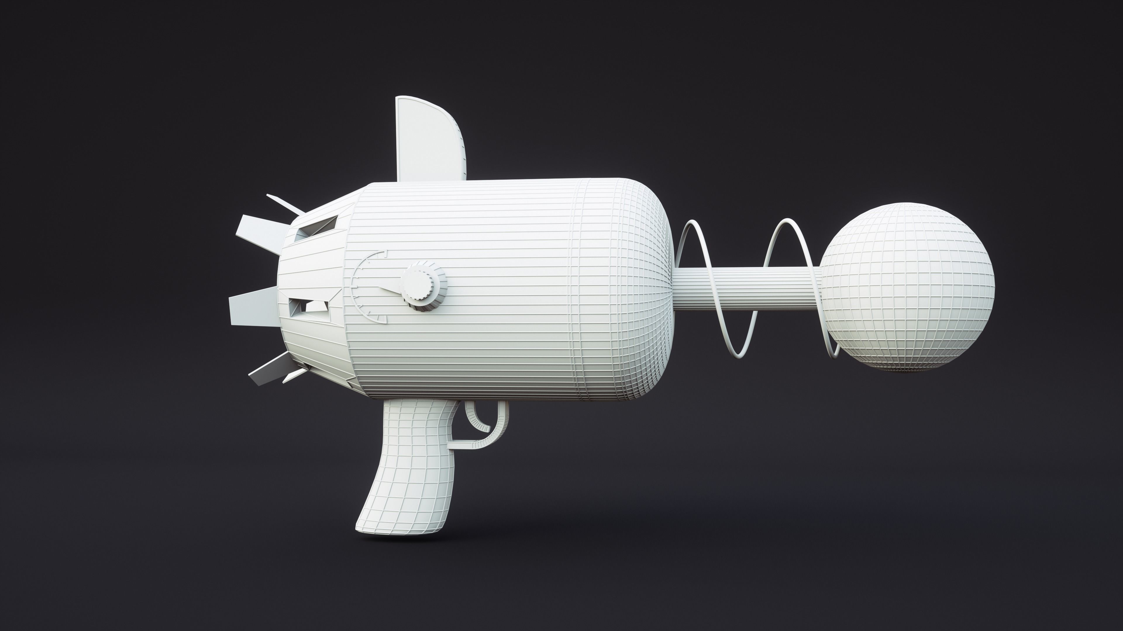 3D model Future Blaster low-Poly Game ready VR / AR / low-poly | CGTrader