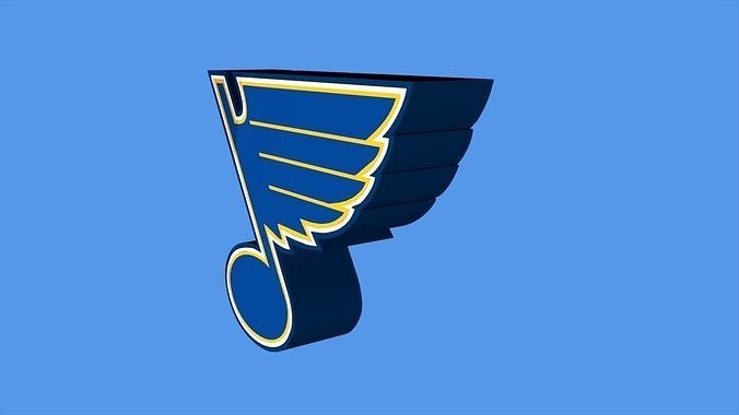 St Louis Blues Team Logo 3D model | CGTrader