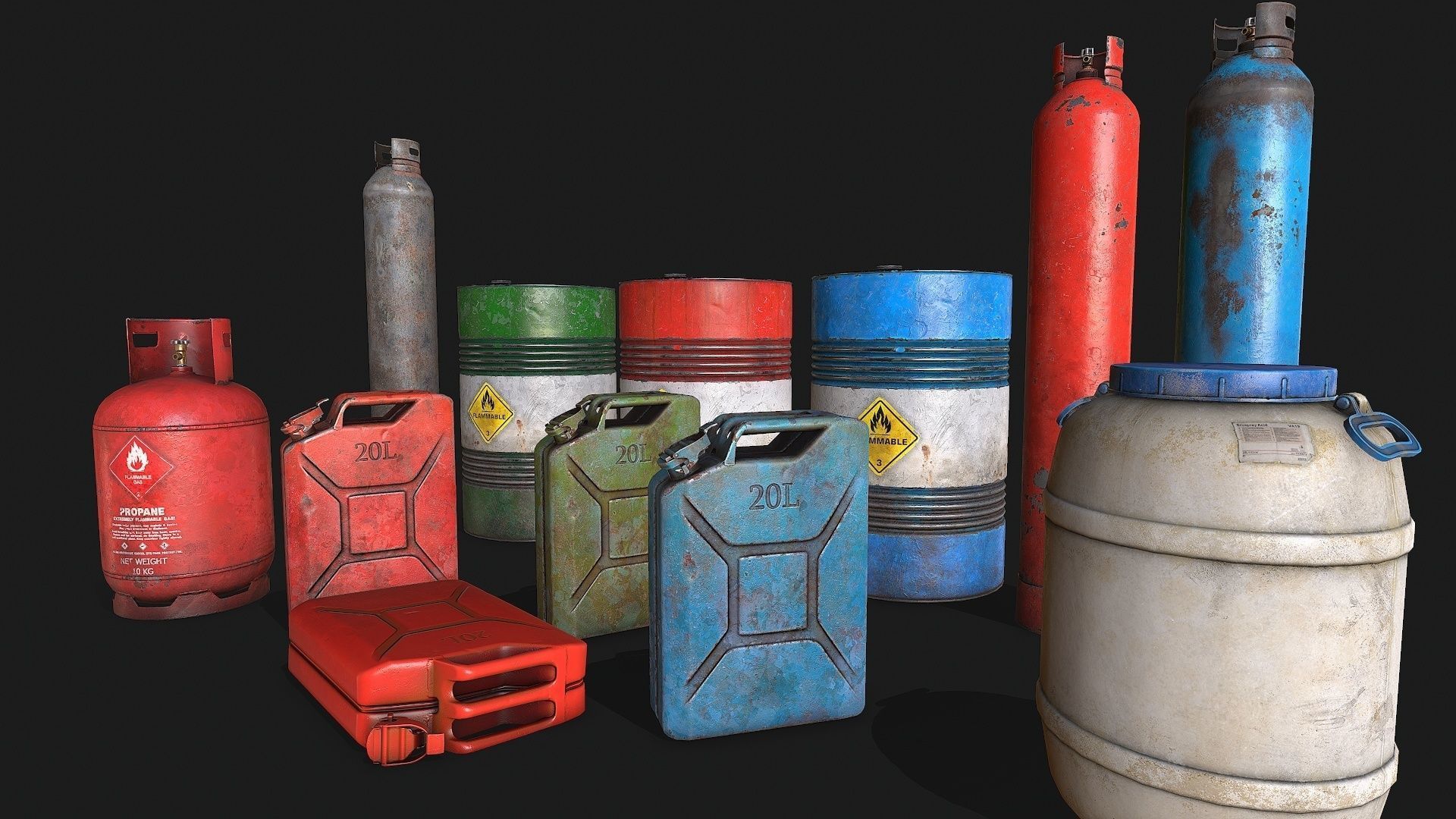 3D model Explosive Storage VR / AR / low-poly | CGTrader