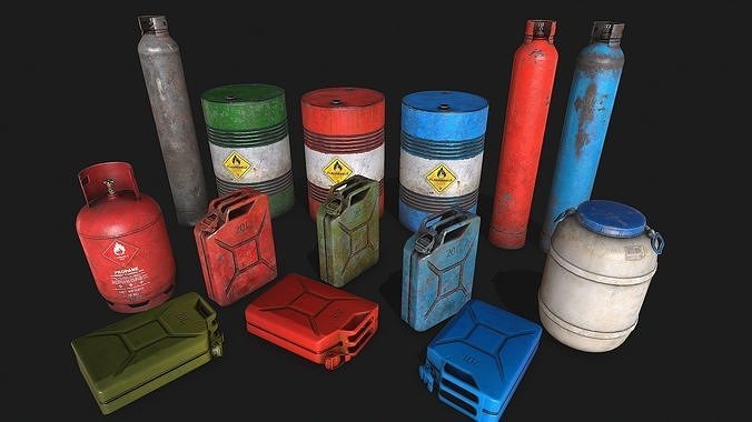 3D model Explosive Storage VR / AR / low-poly | CGTrader