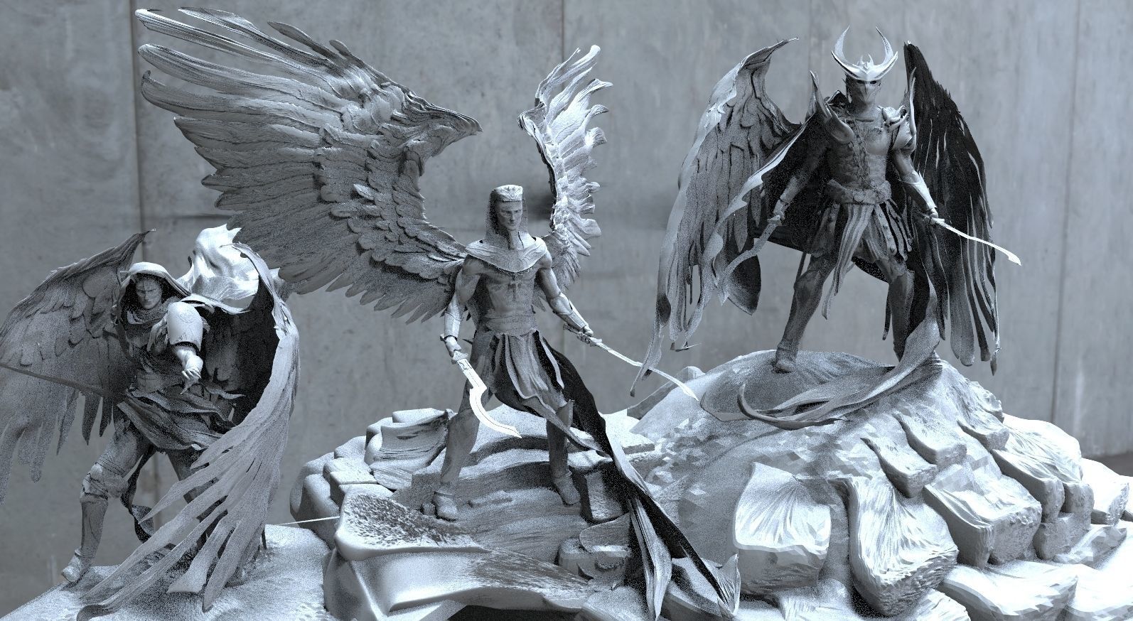 Fallen Angel collection 1 3D model | CGTrader