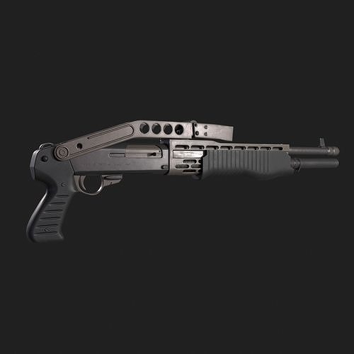 3D model Spas-12 shotgun VR / AR / low-poly | CGTrader