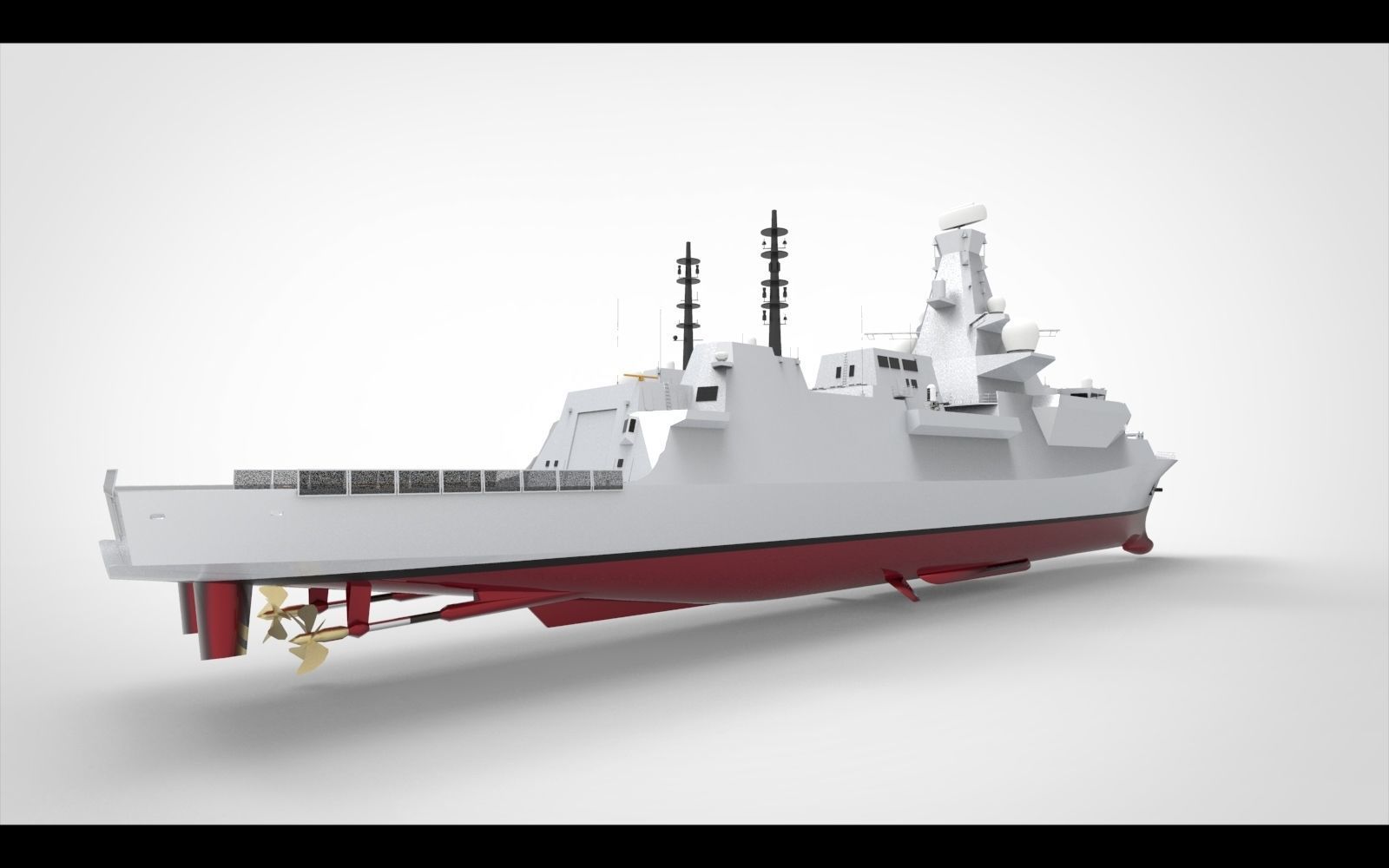 Frigate Type 26 3D model | CGTrader