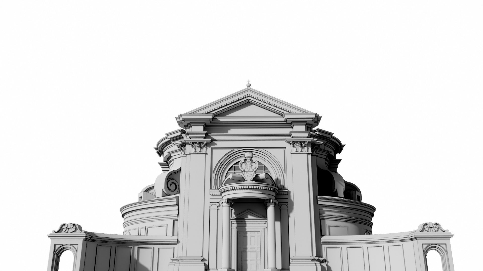 Sant Andrea al Quirinale 3D Model 3D model | CGTrader