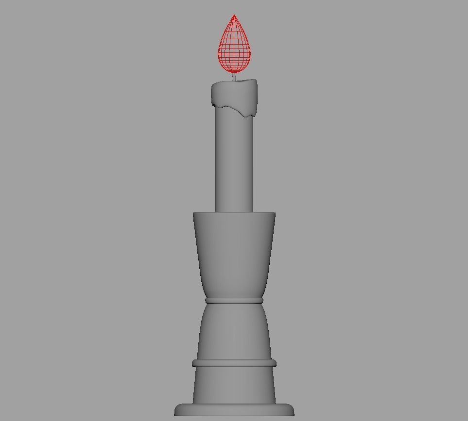Low Poly Candle free VR / AR / low-poly 3D model | CGTrader