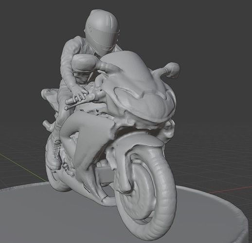 Bike Rider With Bike For 3D Printing 3D model 3D printable | CGTrader