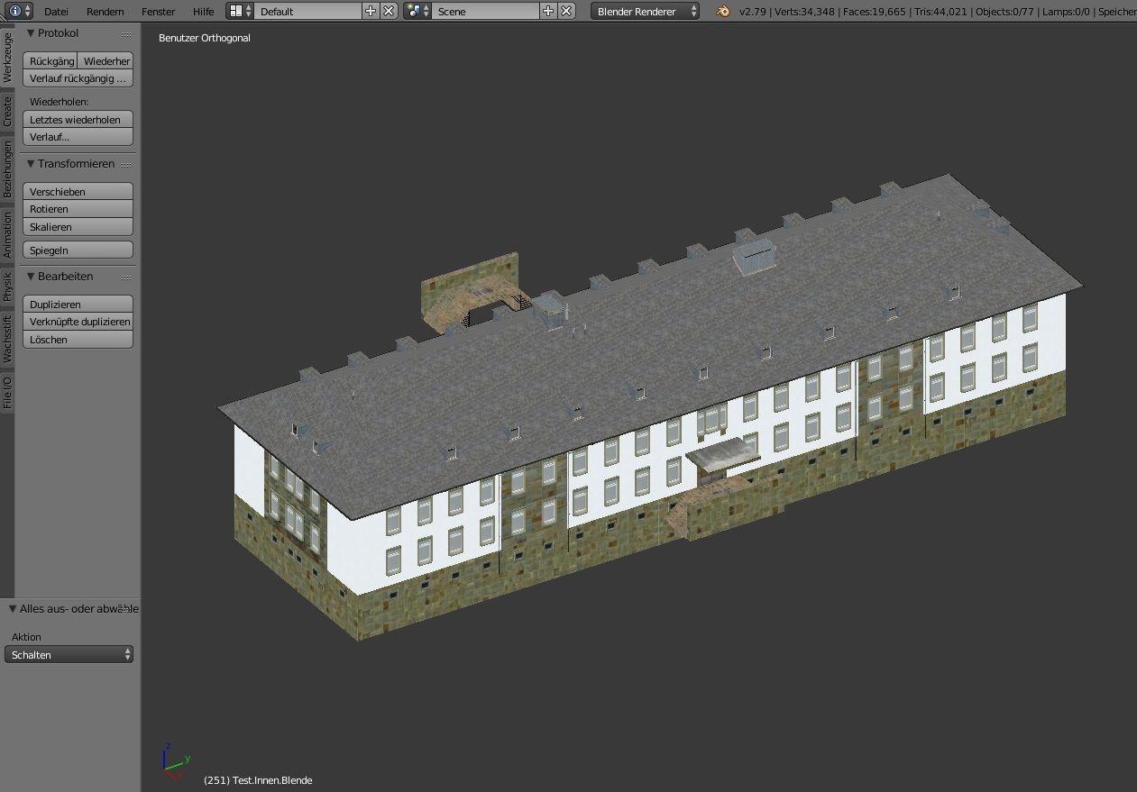 3D model Barracks Building No1 VR / AR / low-poly | CGTrader
