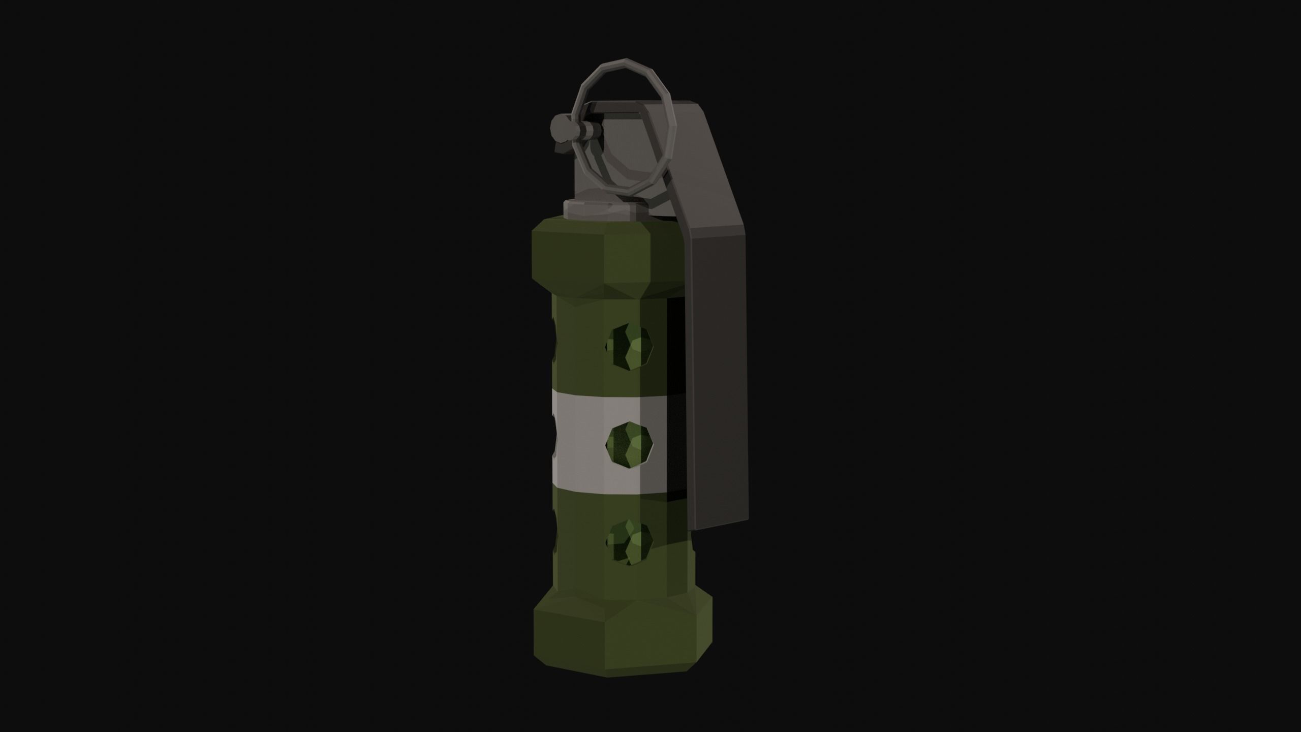 3D model Flashbang Low Poly VR / AR / low-poly | CGTrader