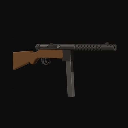 3D model Beretta 3849 Low Poly VR / AR / low-poly | CGTrader