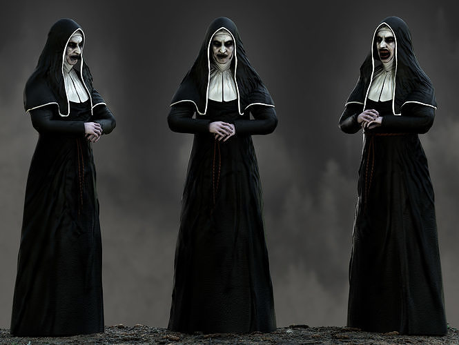 3D model Valak nun VR / AR / low-poly rigged animated | CGTrader