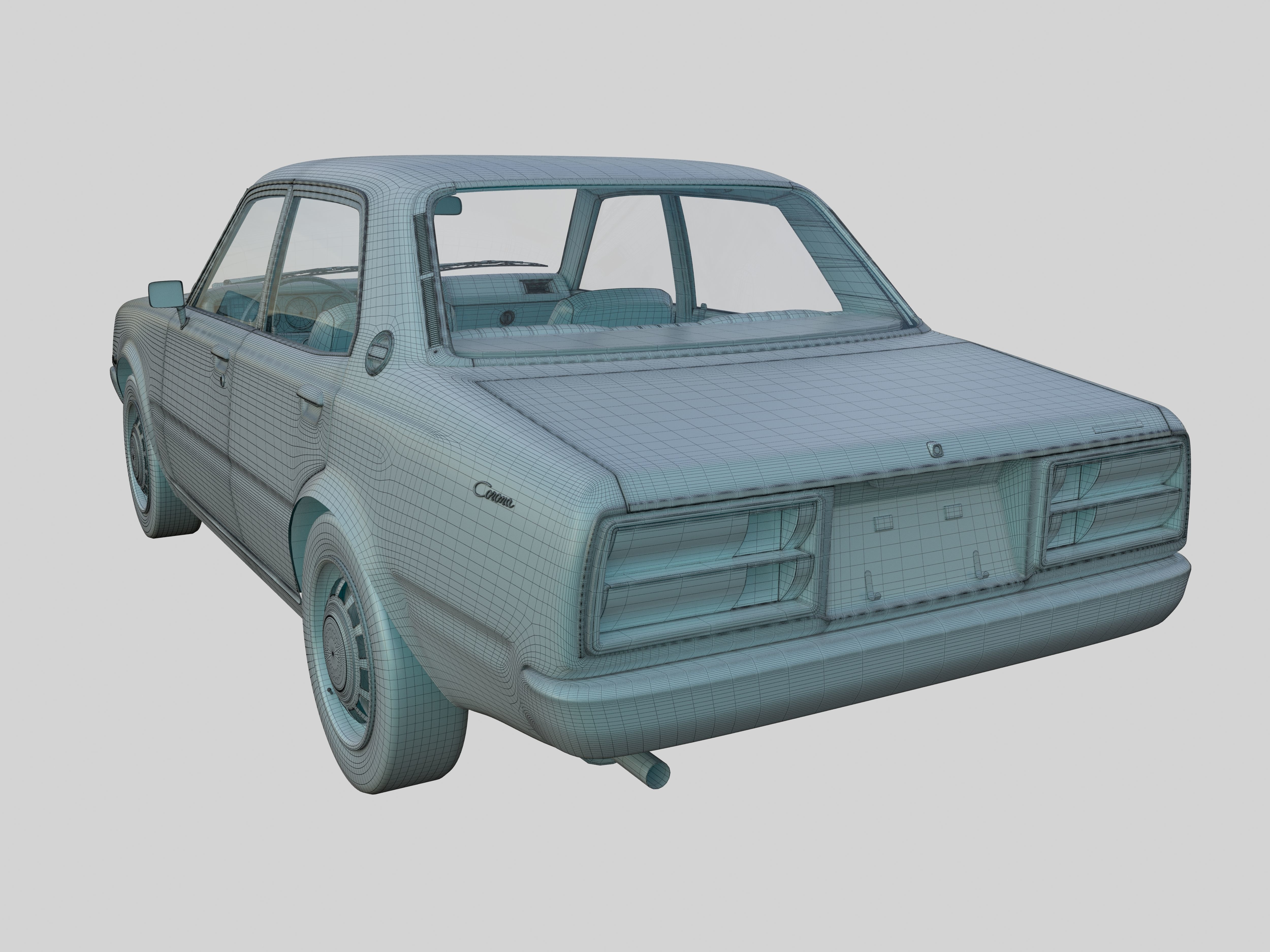 toyota corona 3D model | CGTrader