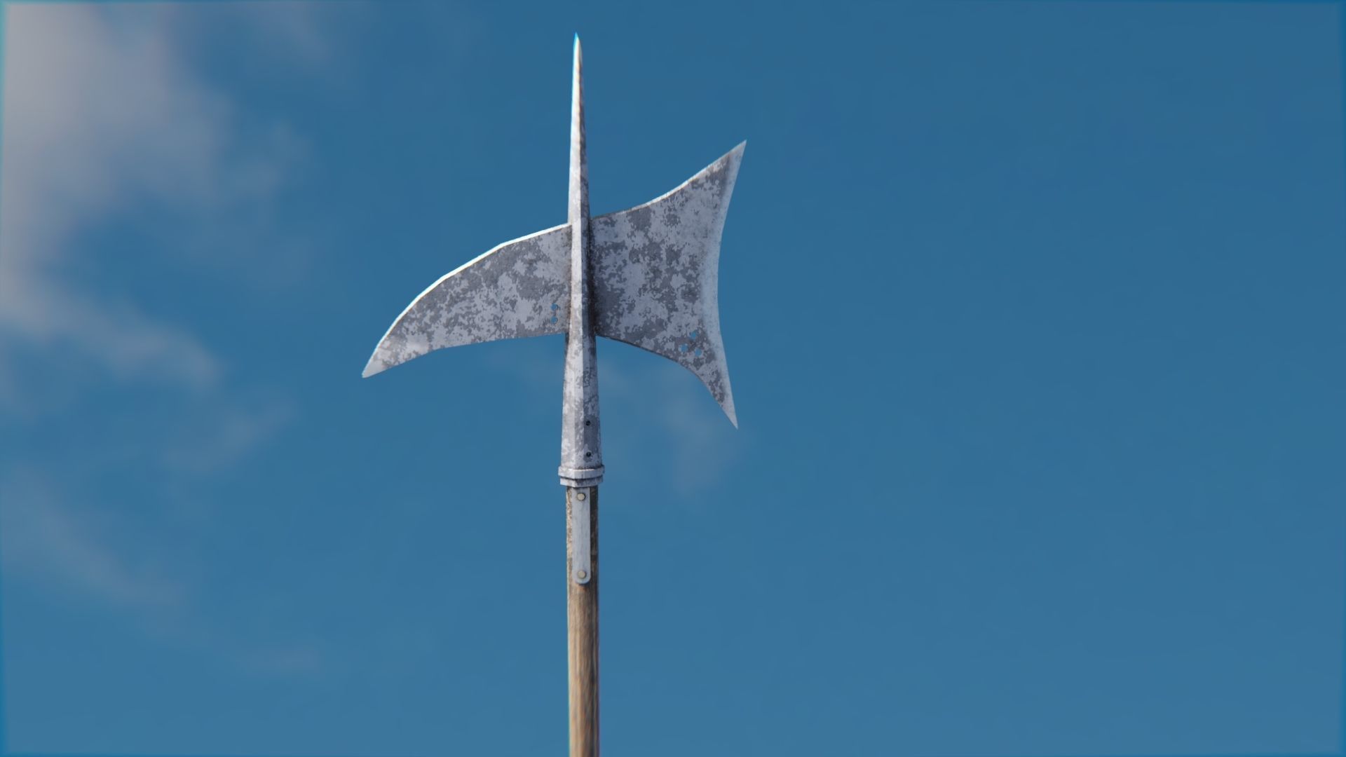 3D model halberd medieval melee weapon VR / AR / low-poly | CGTrader