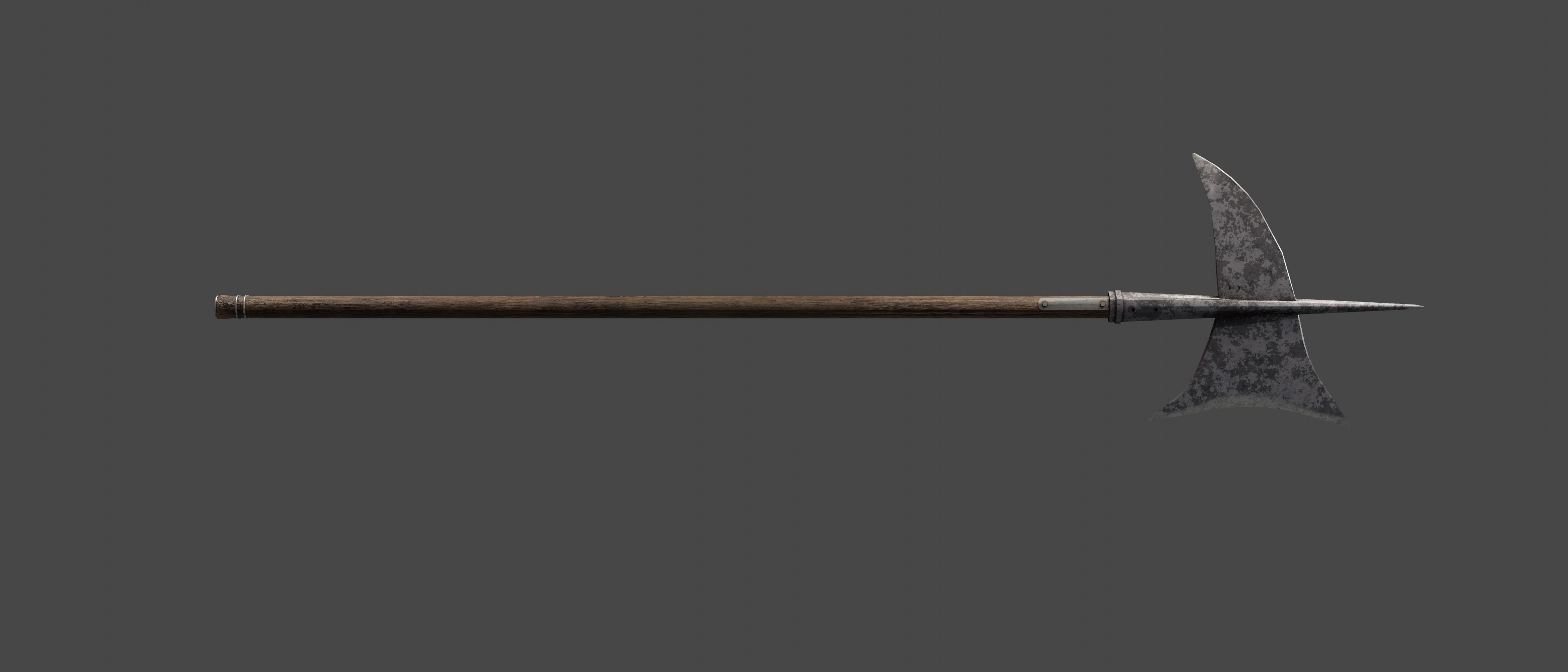 3D model halberd medieval melee weapon VR / AR / low-poly | CGTrader