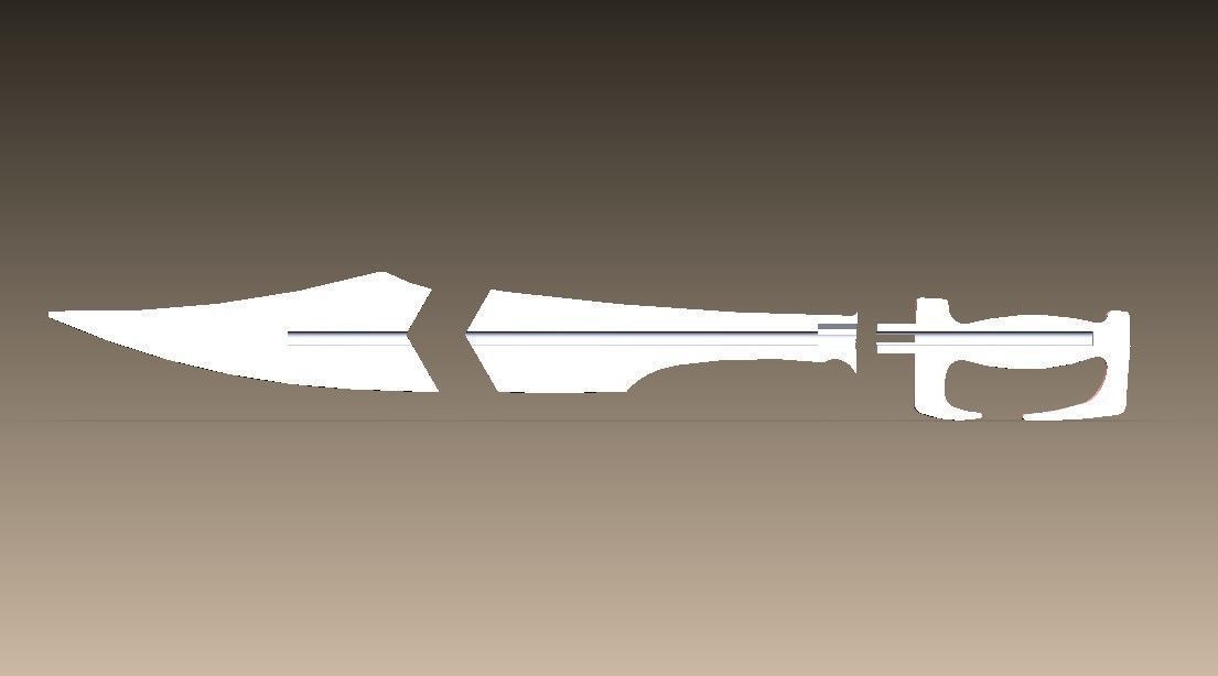 Leonid Sword Sparta Spartan King 300 Spartans Weapon Melee 3D model ...