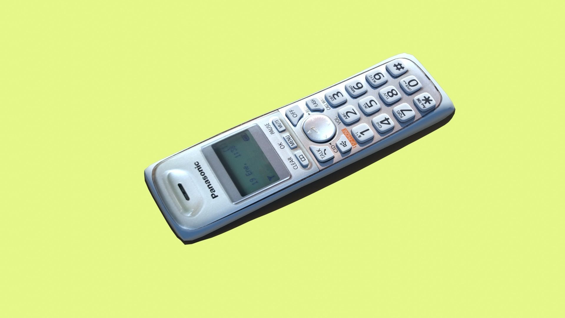 Cordless phone in Blender fbx and glb 3D model | CGTrader