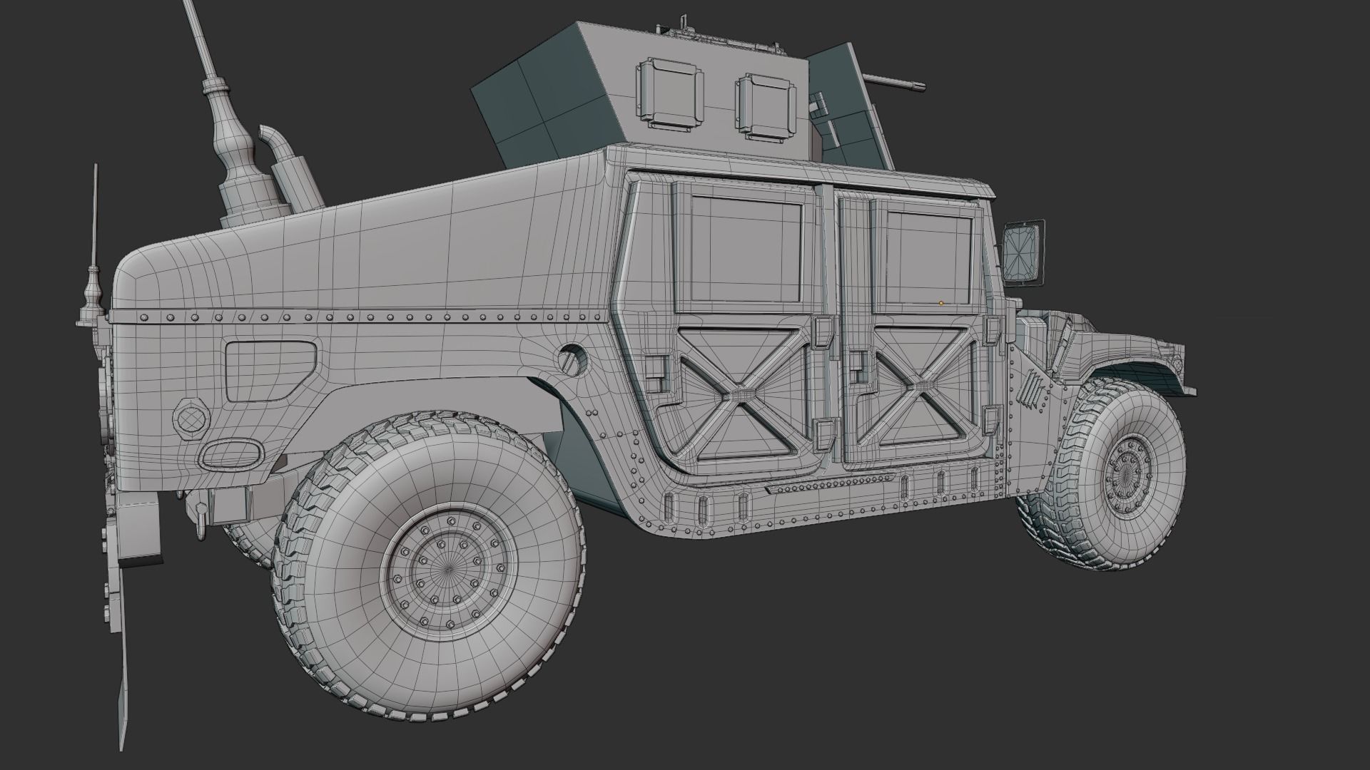 HUMVEE VEHICLE 3D model | CGTrader