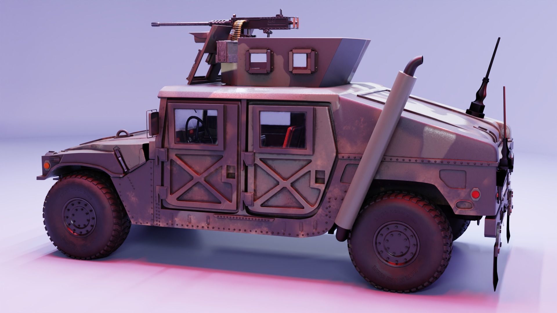 HUMVEE VEHICLE 3D model | CGTrader