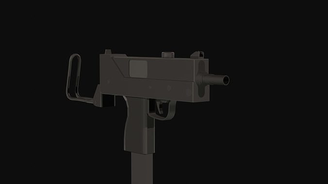 3D model Mac 10 Low Poly VR / AR / low-poly | CGTrader