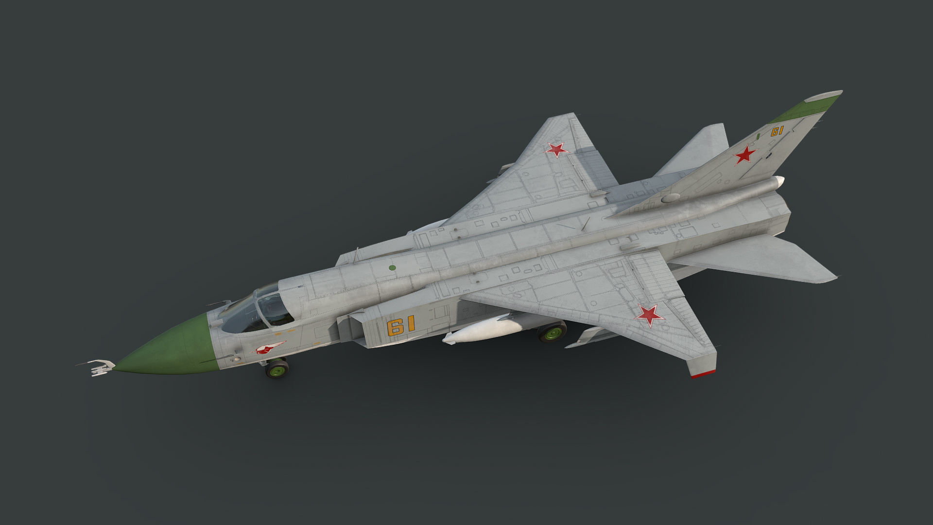 3D model Sukhoi T6-1 Su-24 Prototype VR / AR / low-poly | CGTrader