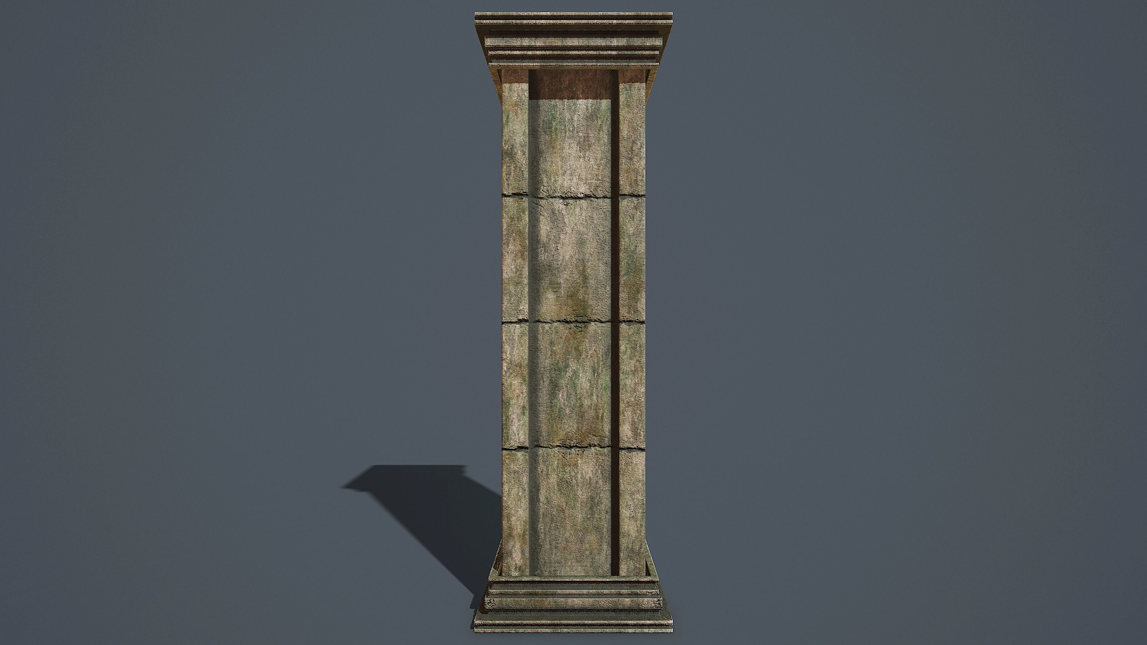 3D model Medieval column VR / AR / low-poly | CGTrader