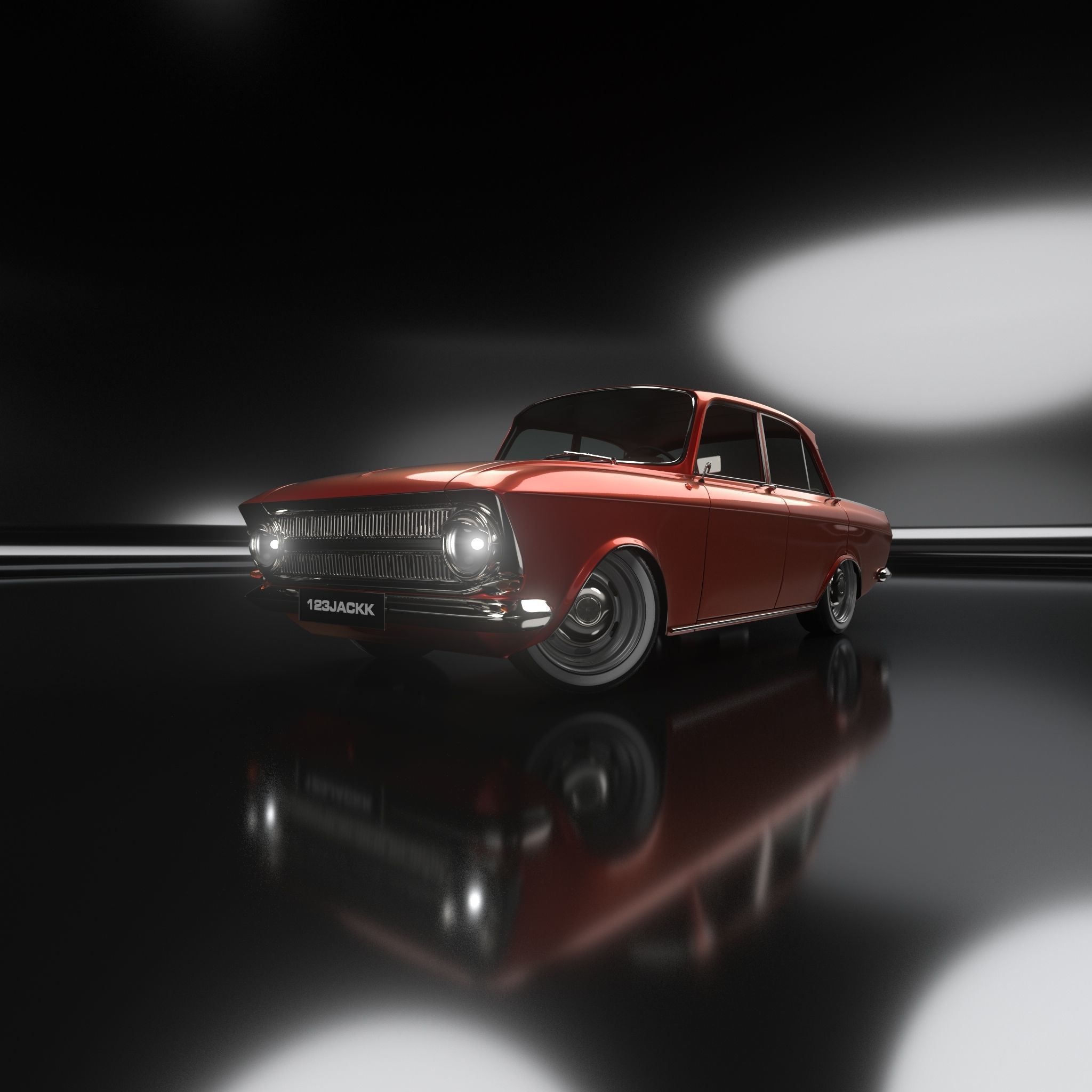 Moskvich 412 3D model | CGTrader