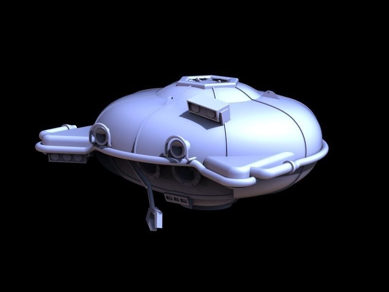 SP-350 Denise Submarine Diving saucer 3D model 3D printable | CGTrader