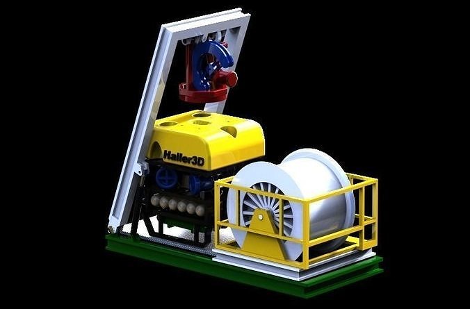 ROV type A with LARS 3D model 3D printable | CGTrader