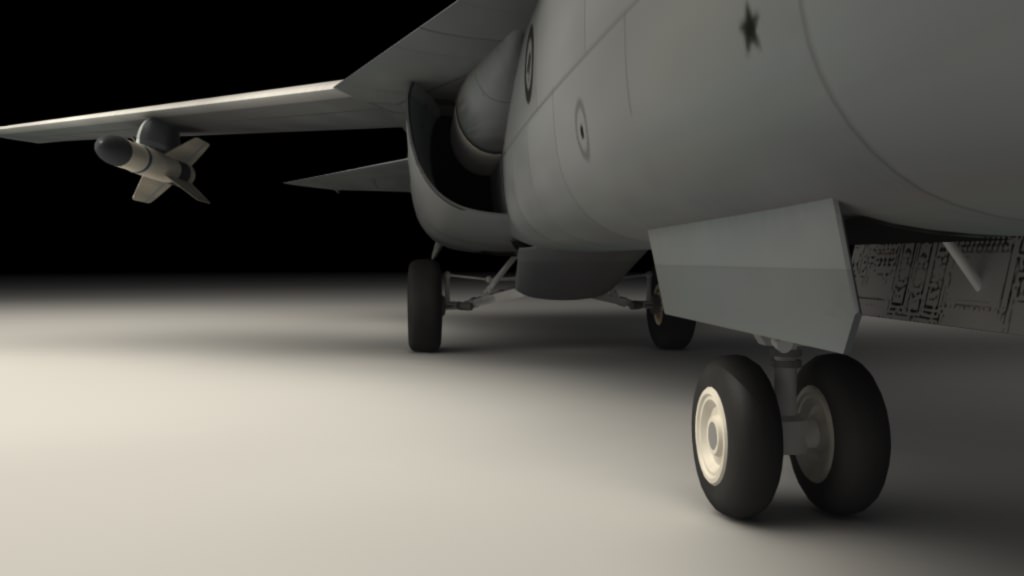 F111 Jet Fighter 3D model rigged | CGTrader