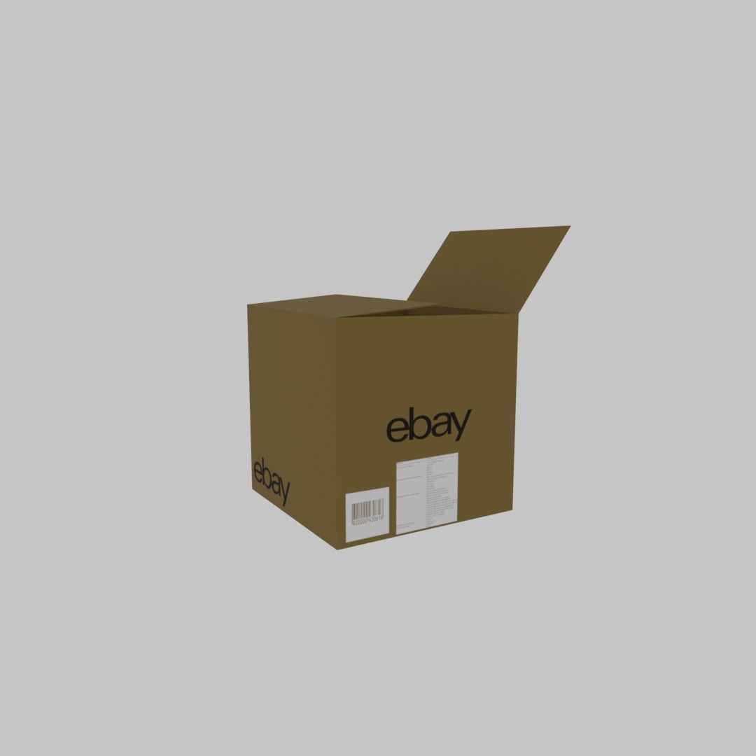 3D model Ebay box VR / AR / low-poly | CGTrader