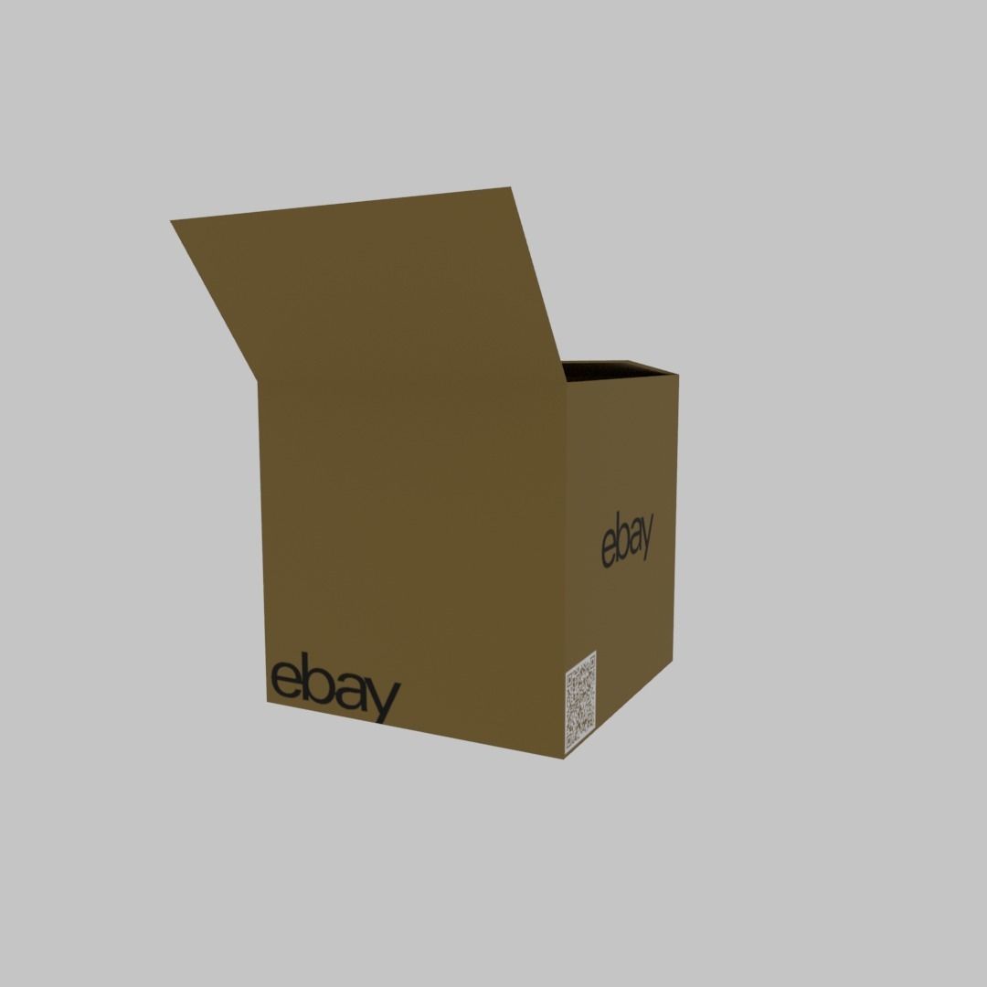 3D model Ebay box VR / AR / low-poly | CGTrader