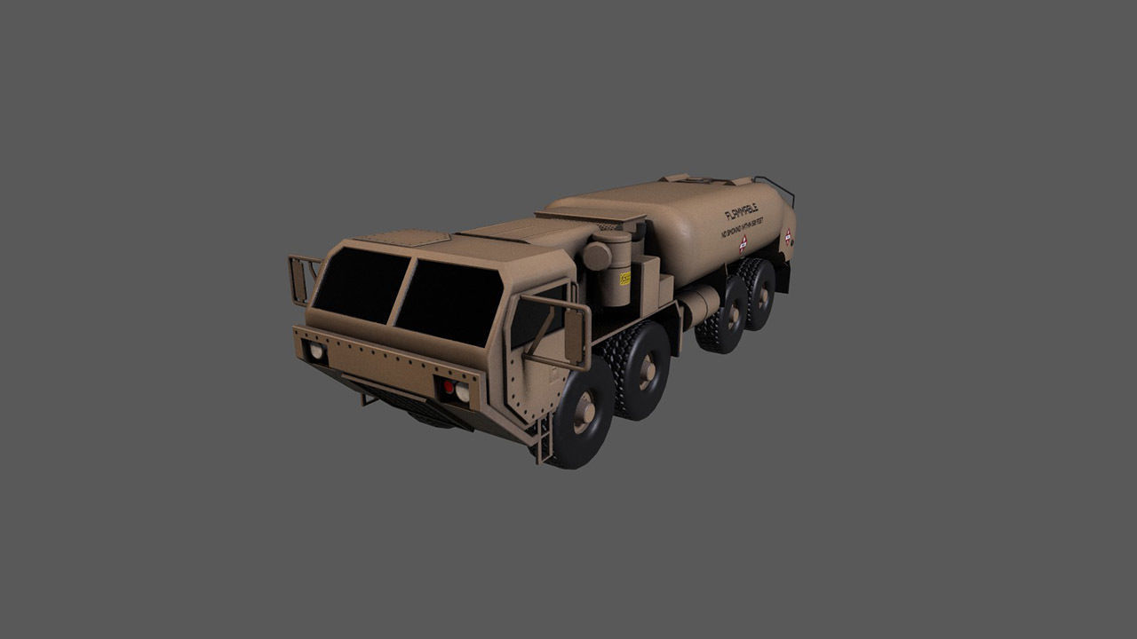 3D model military truck oshkosh m978a4 3d model VR / AR / low-poly ...