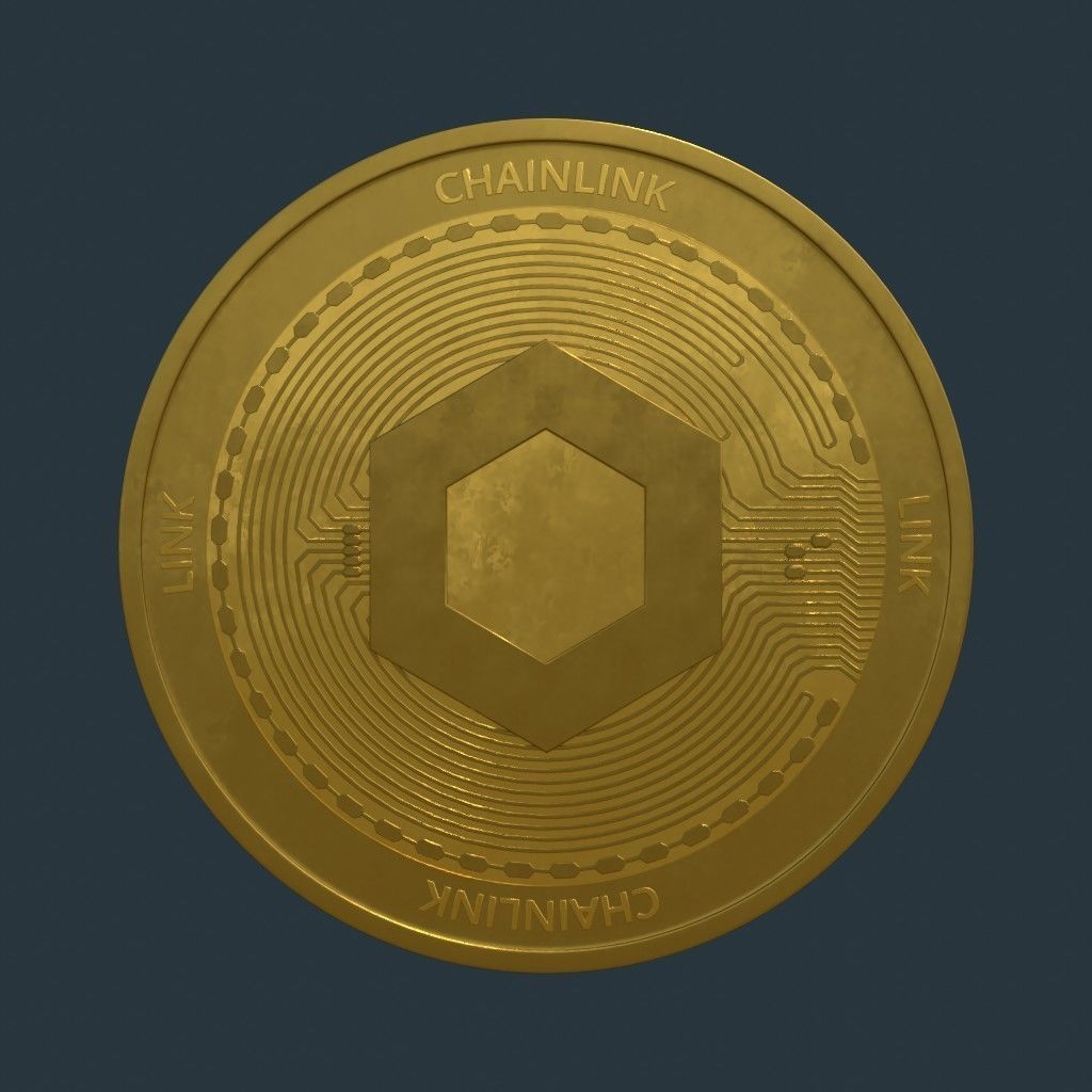 Chainlink LINK - Cryptocurrency Coin 3D model | CGTrader