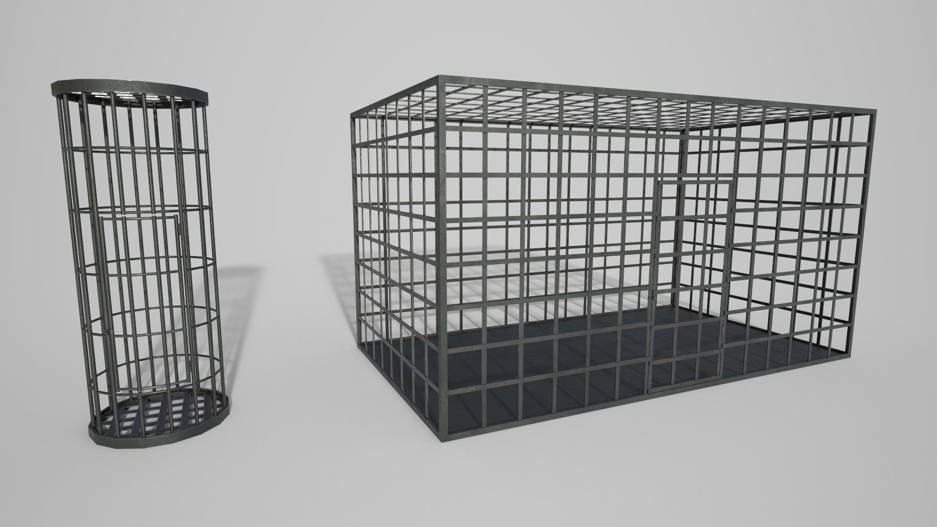 3D model Medieval Iron Cages VR / AR / low-poly | CGTrader