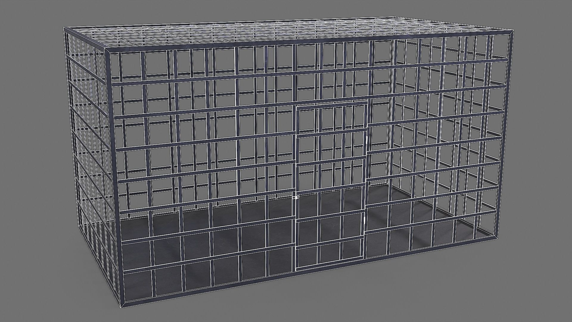 3D model Medieval Iron Cages VR / AR / low-poly | CGTrader