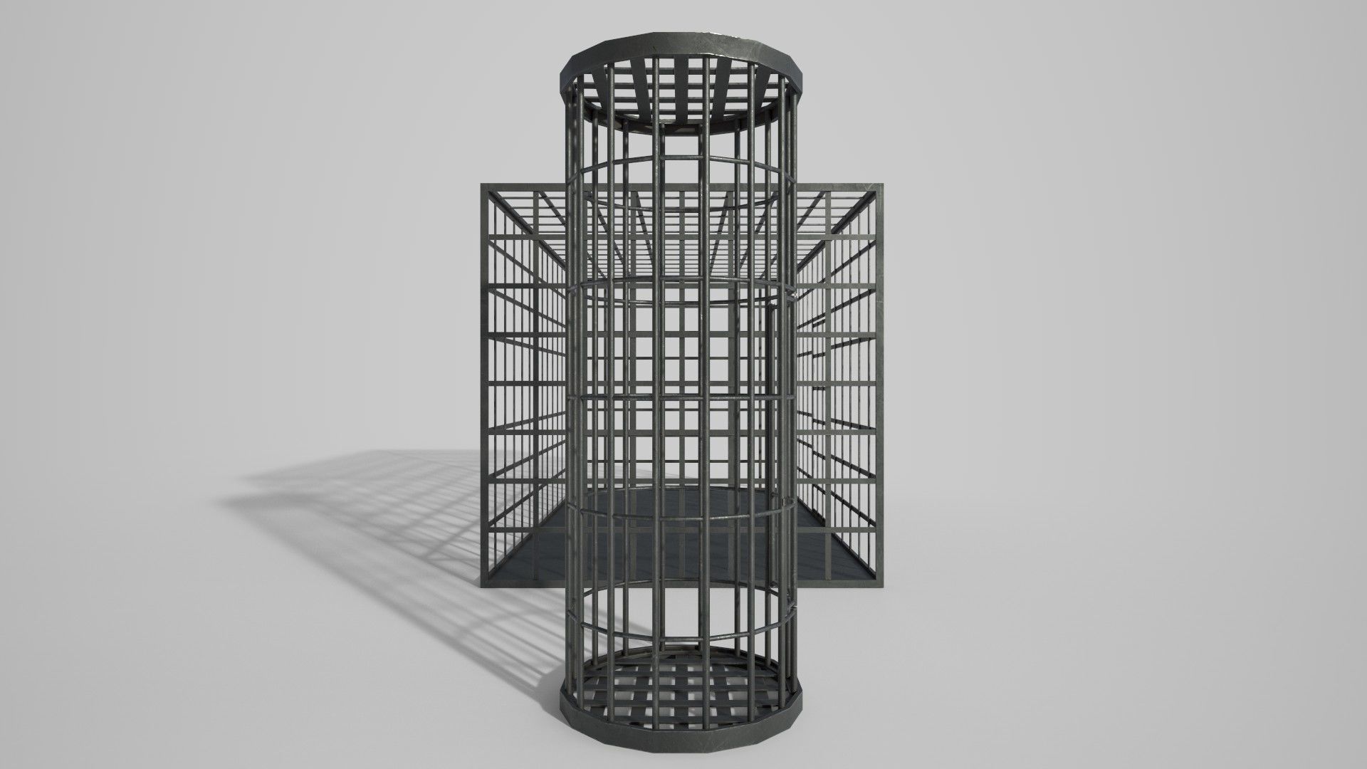3D model Medieval Iron Cages VR / AR / low-poly | CGTrader