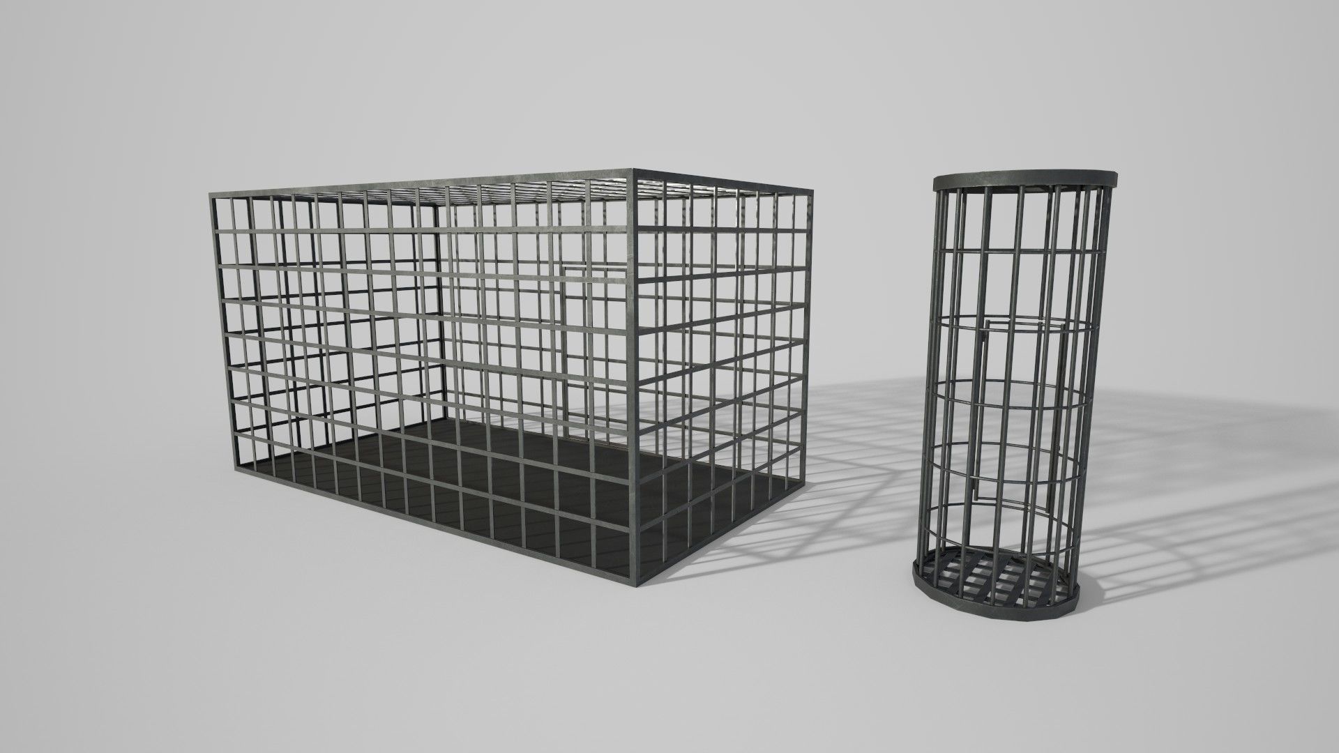 3D model Medieval Iron Cages VR / AR / low-poly | CGTrader