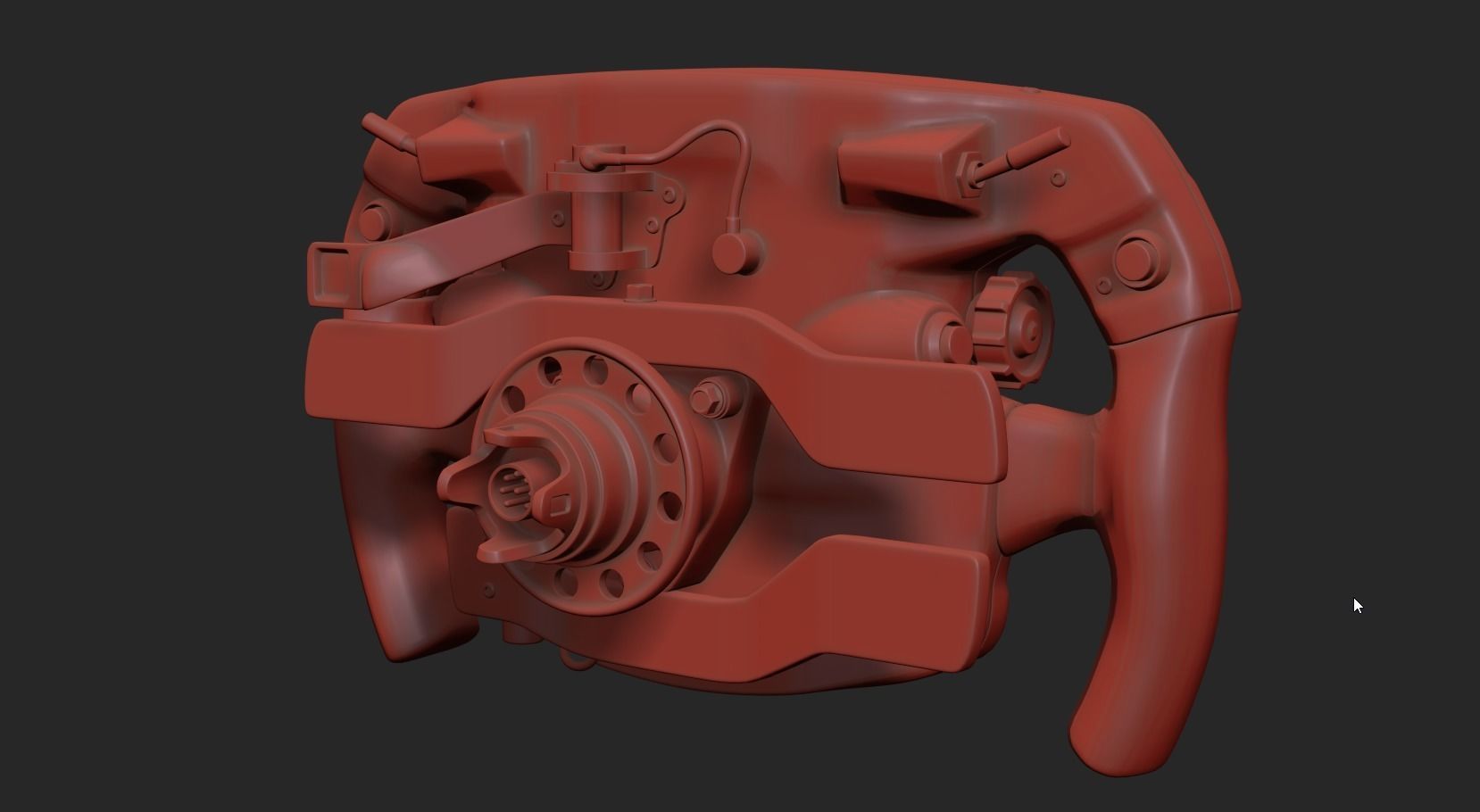 3D model F1 Ferrari Steering wheel VR / AR / low-poly | CGTrader