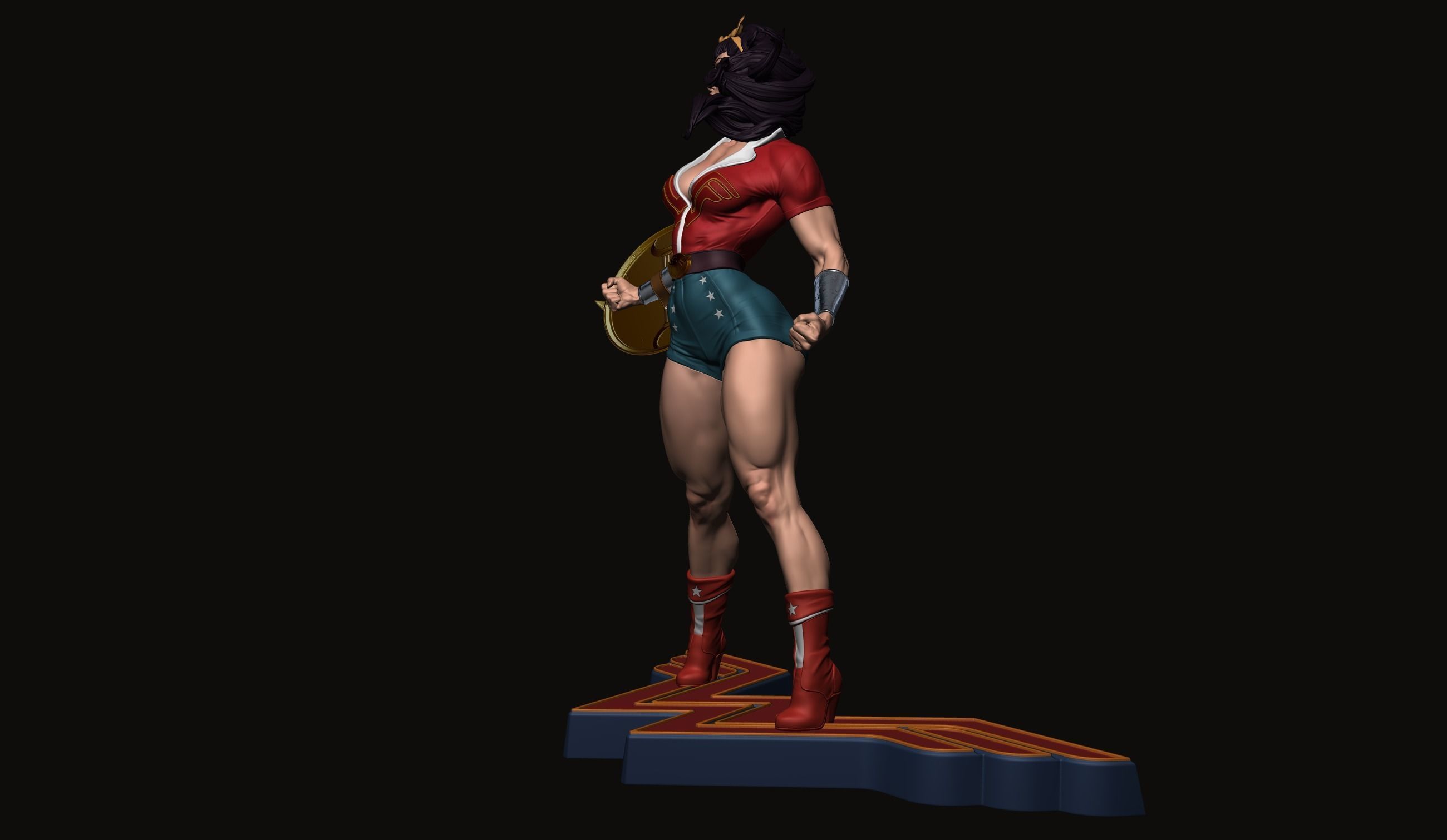 Wonder Woman 3D model 3D printable | CGTrader